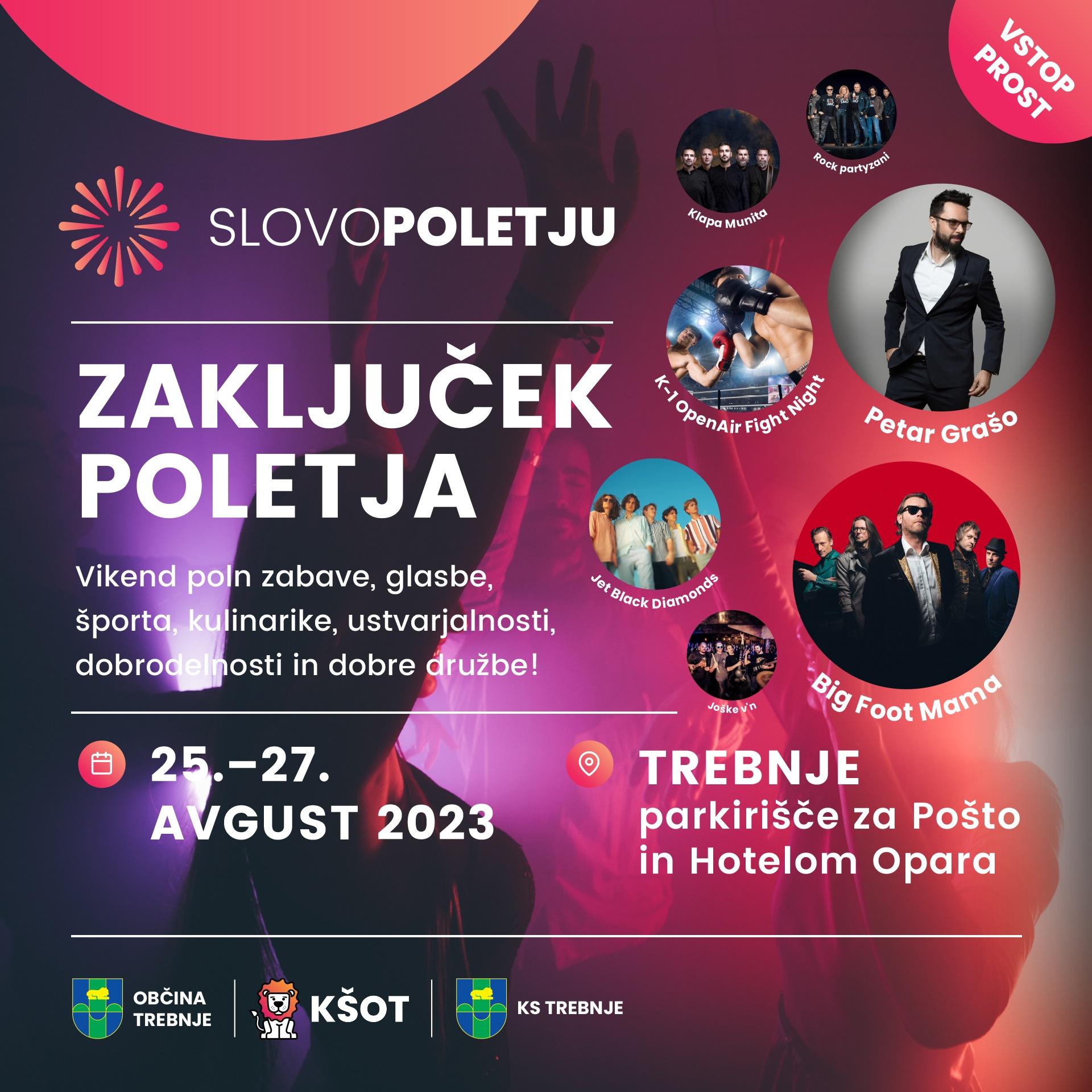 SLOVO POLETJU 2023 | Občina Trebnje | MojaObčina.si