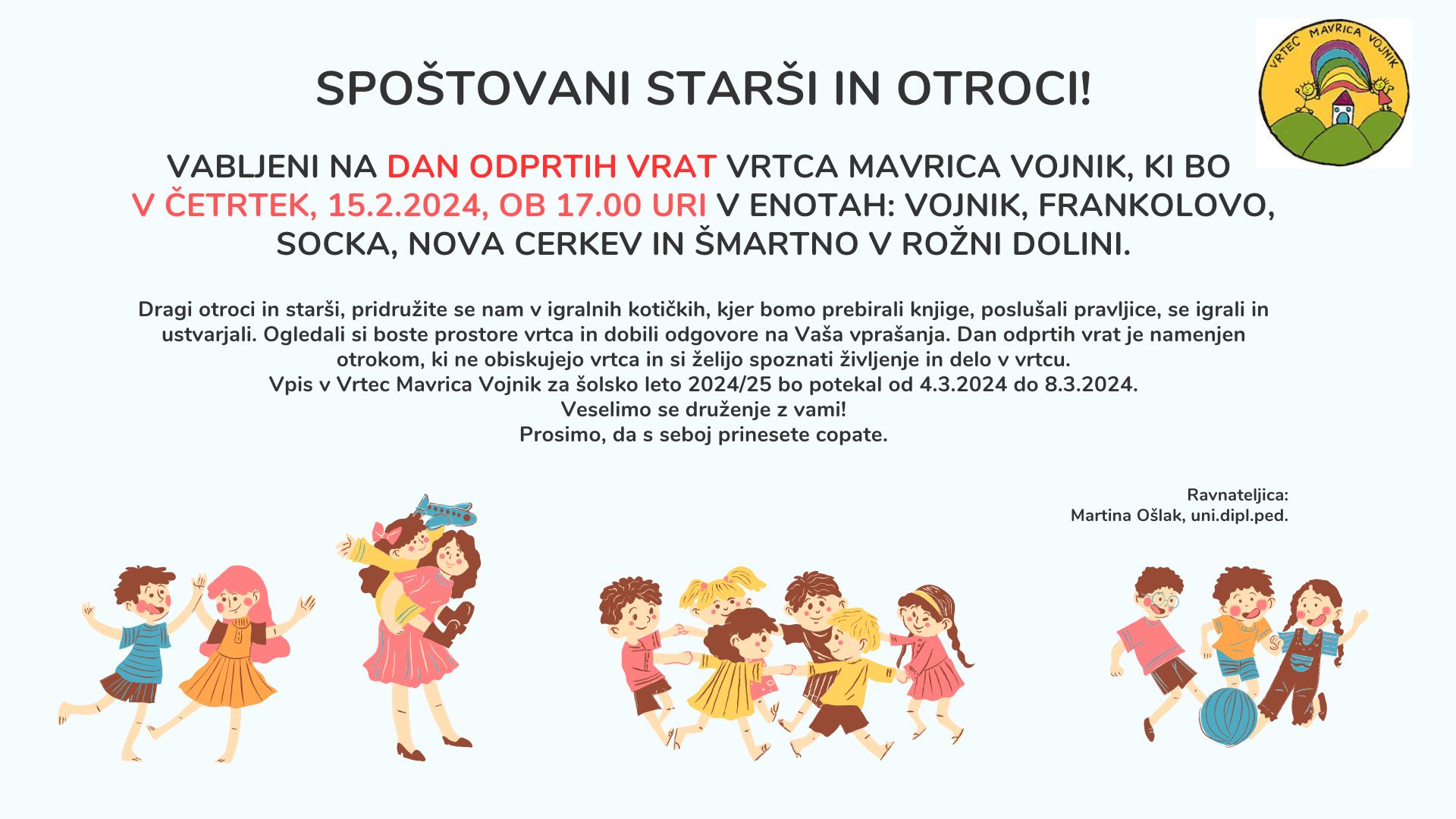 Dan odprtih vrat v Vrtcu Mavrica Vojnik | Občina Vojnik | MojaObčina.si